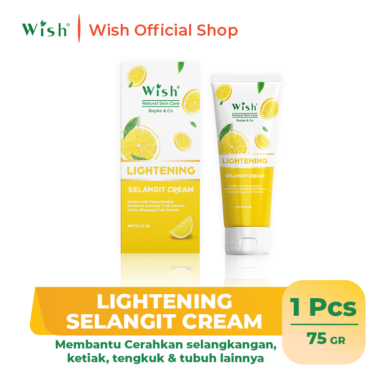 Jual Cream Pemutih Terbaik Wish Lightening Selangit Original by Dr Boyke Cerahkan Leher Dan ...
