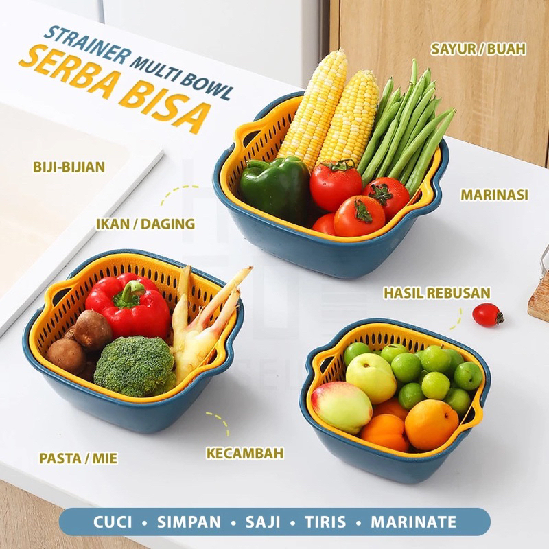 Jual (baru) PENIRIS SAYUR BUAH 6 in 1 / Tirisan saringan Sayur Buah 6 ...