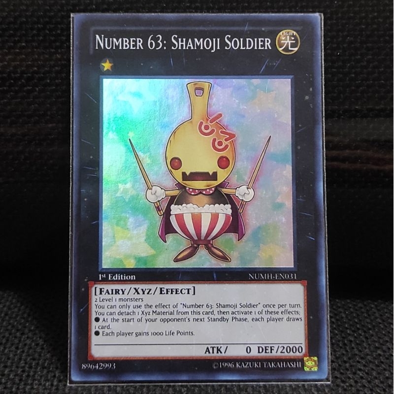 Jual Kartu Yugioh TCG Number 63 Shamoji Soldier Super Rare SR ORI NUMH ...