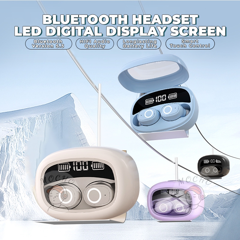Jual Mochoe COD S9 Headset Bluetooth Full Bass Nirkabel TWS Stereo ...