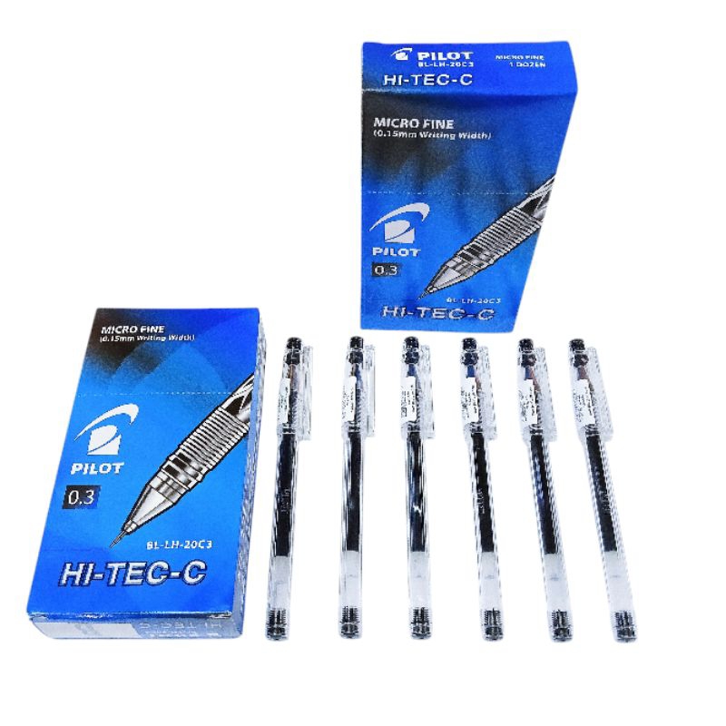 Jual Pulpen HI-TEC-C HITEC PILOT 0.3 mm 1 Pak isi 12 PCS | Shopee Indonesia