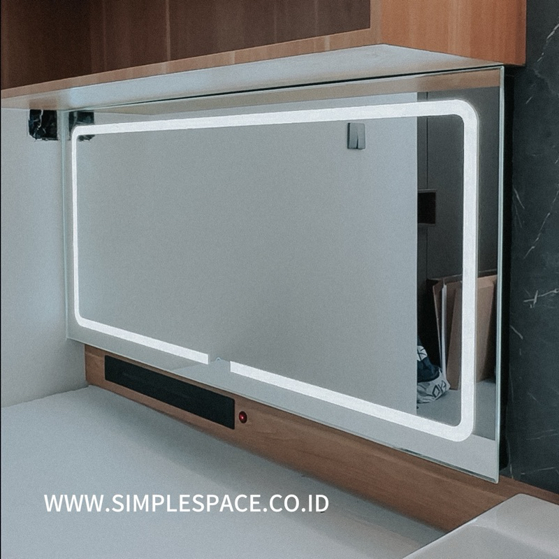 Jual Custom Cermin LED 120cm x 60cm | Shopee Indonesia