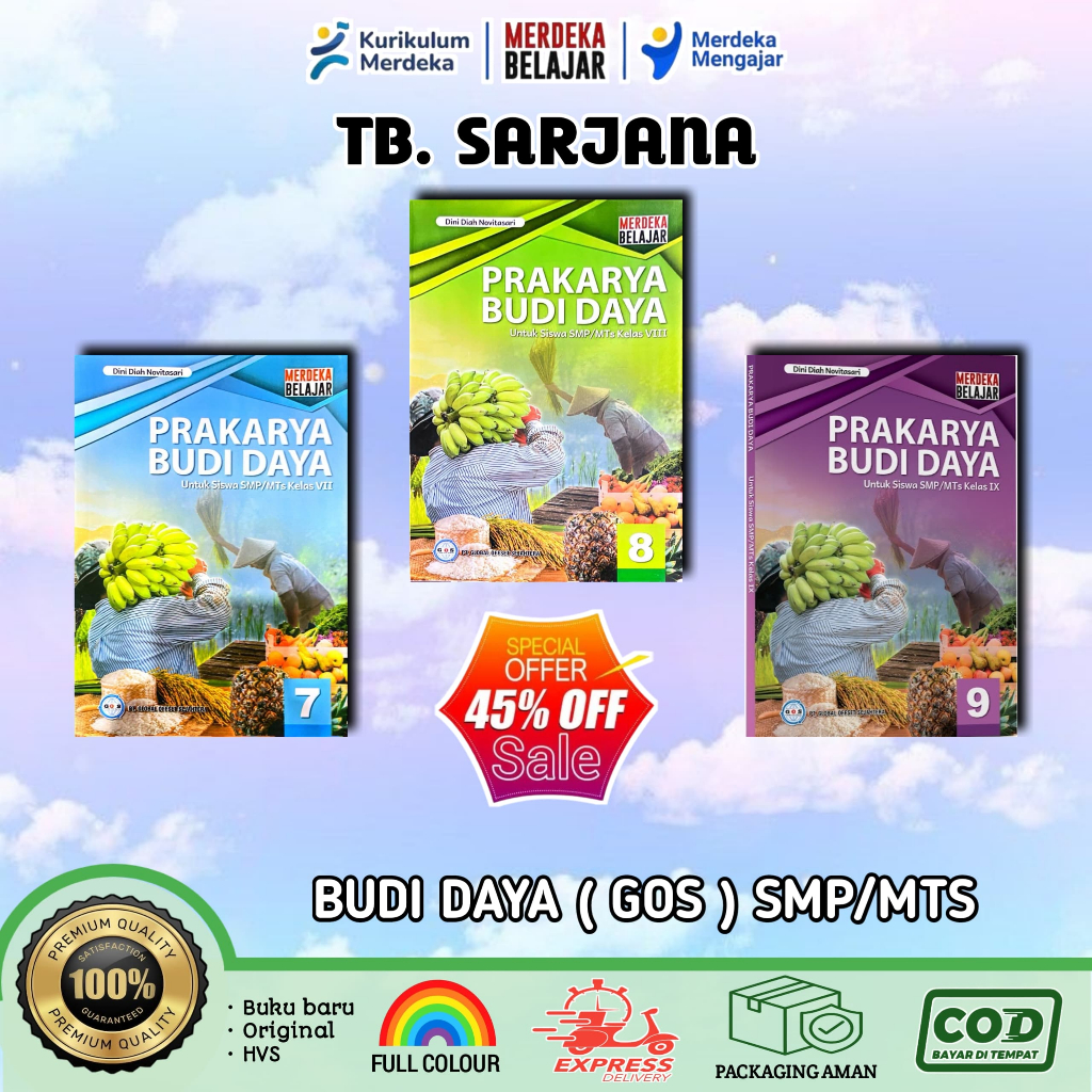 Jual Buku Siswa Pendamping PRAKARYA BUDI DAYA Kelas 7,8,9 SMP Kurikulum Merdeka - Global Offset ...