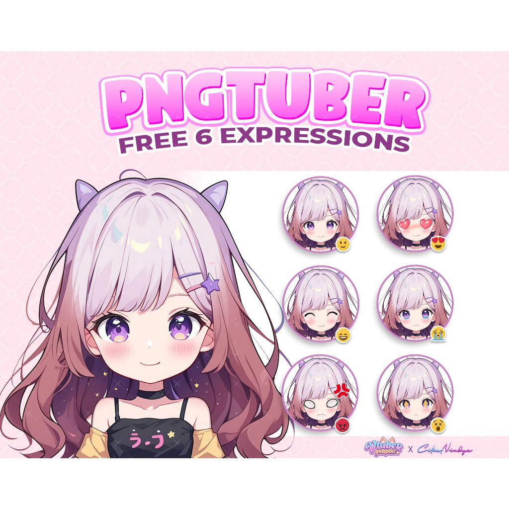 Jual PNG Tuber Lucu dan Unik Avatar Virtual untuk Streaming Profesional ...