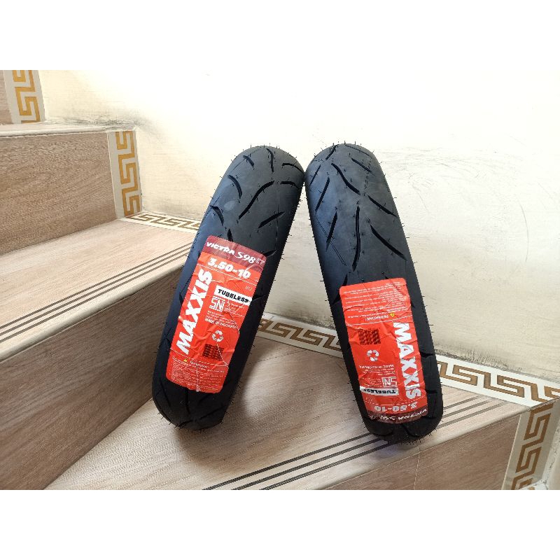 Jual ban maxxis victra S98 CT ring 10 3.50 vespa sprint px series excel ...