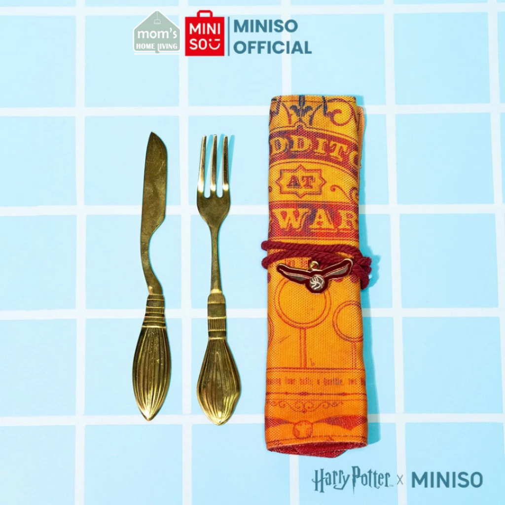 Jual EDISI SPECIAL Miniso x Harry Potter Fork & Knife Set Pisau Garpu ...