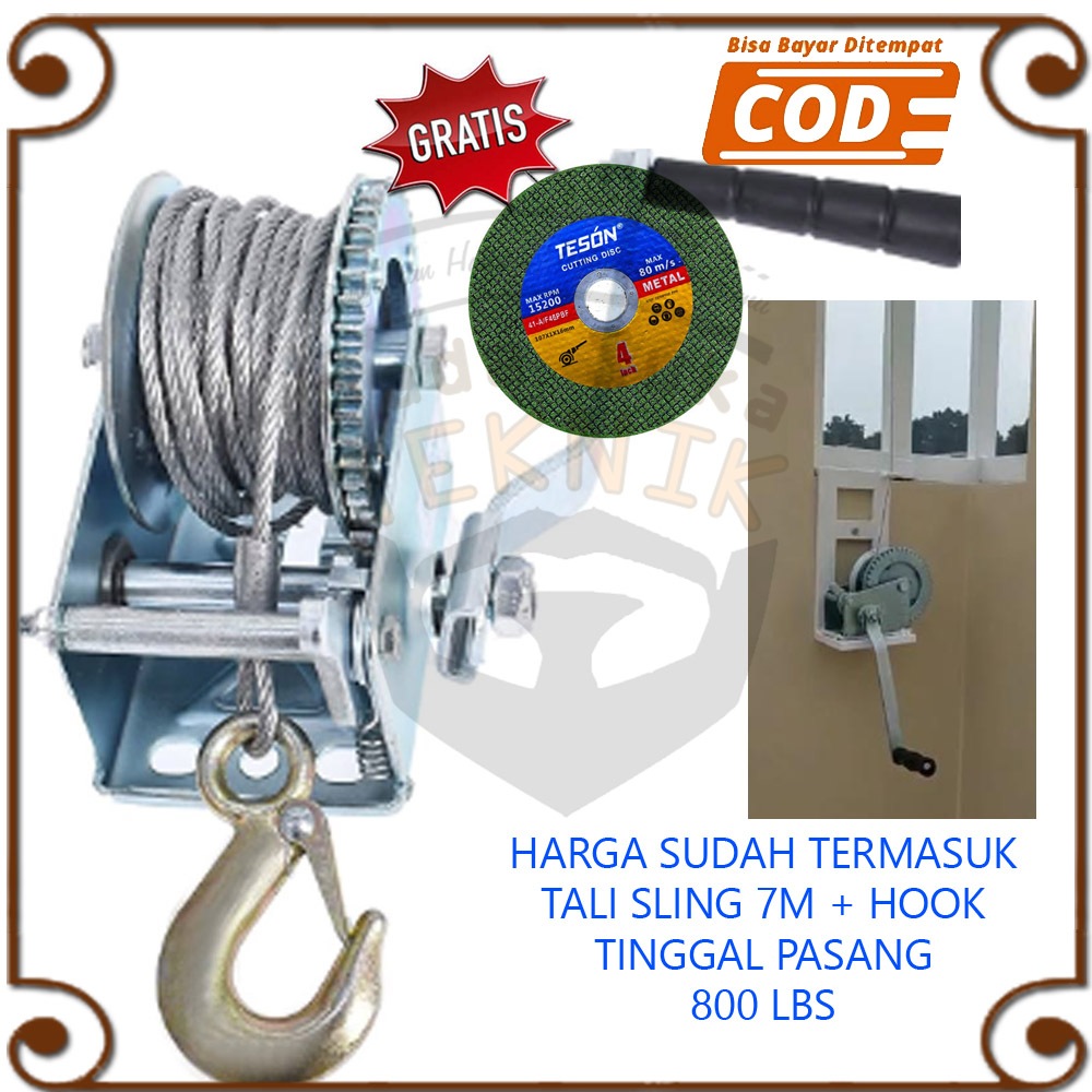 Jual Katrol Sliding Katrol Geser Sleding Buka Tutup 2arah Kanopi Atap ...