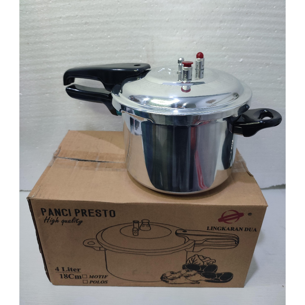 Jual PANCI PRESTO LINGKARAN DUA KAPASITAS 4L/5L/6L/8L/10L/12L/14L/16L Stainless Steel Premium ...