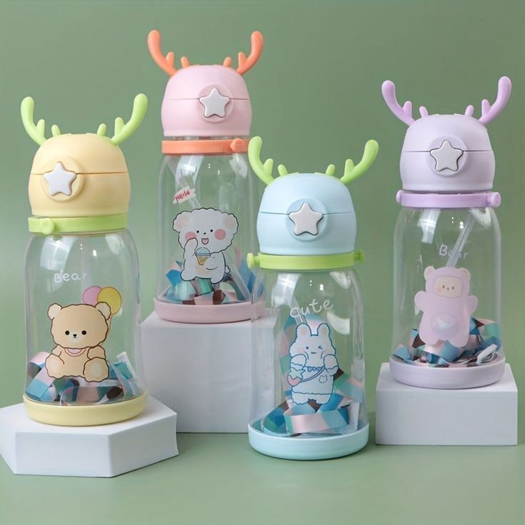 Jual [Free Bubble] Botol Minum Anak BPA FREE Food Grade C302 Botol Air Minum Anak Sedotan 610ml ...