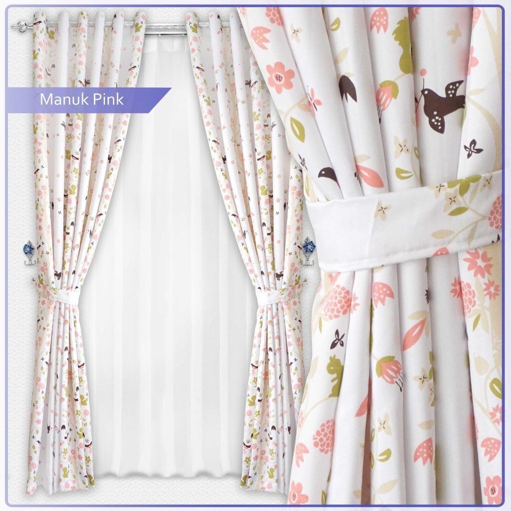 Jual Gorden Hordeng Korden Jendela Pintu Murah Minimalis Tirai Motif ...