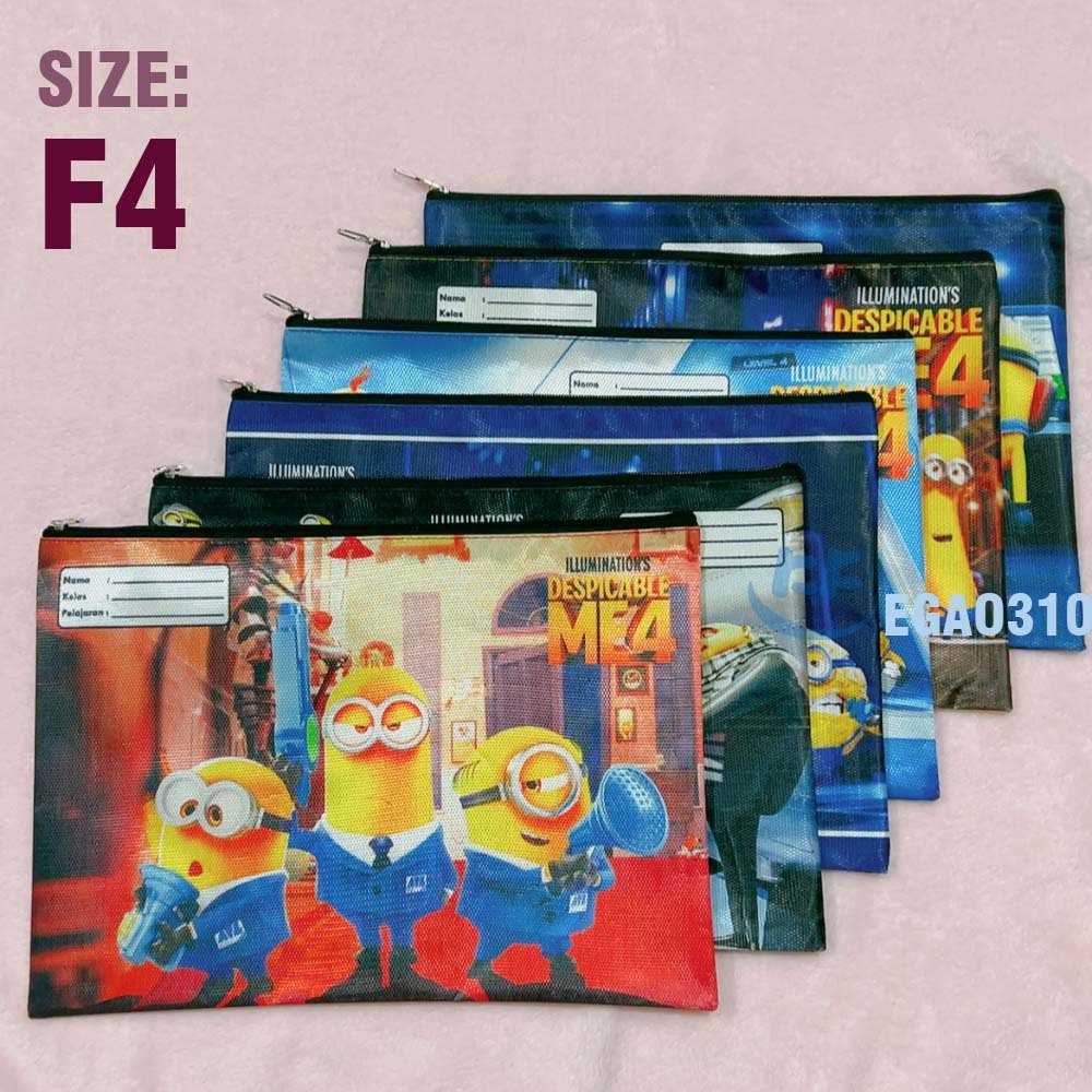 Jual Map Folder Dokumen F4 Kain- Minion G | Shopee Indonesia