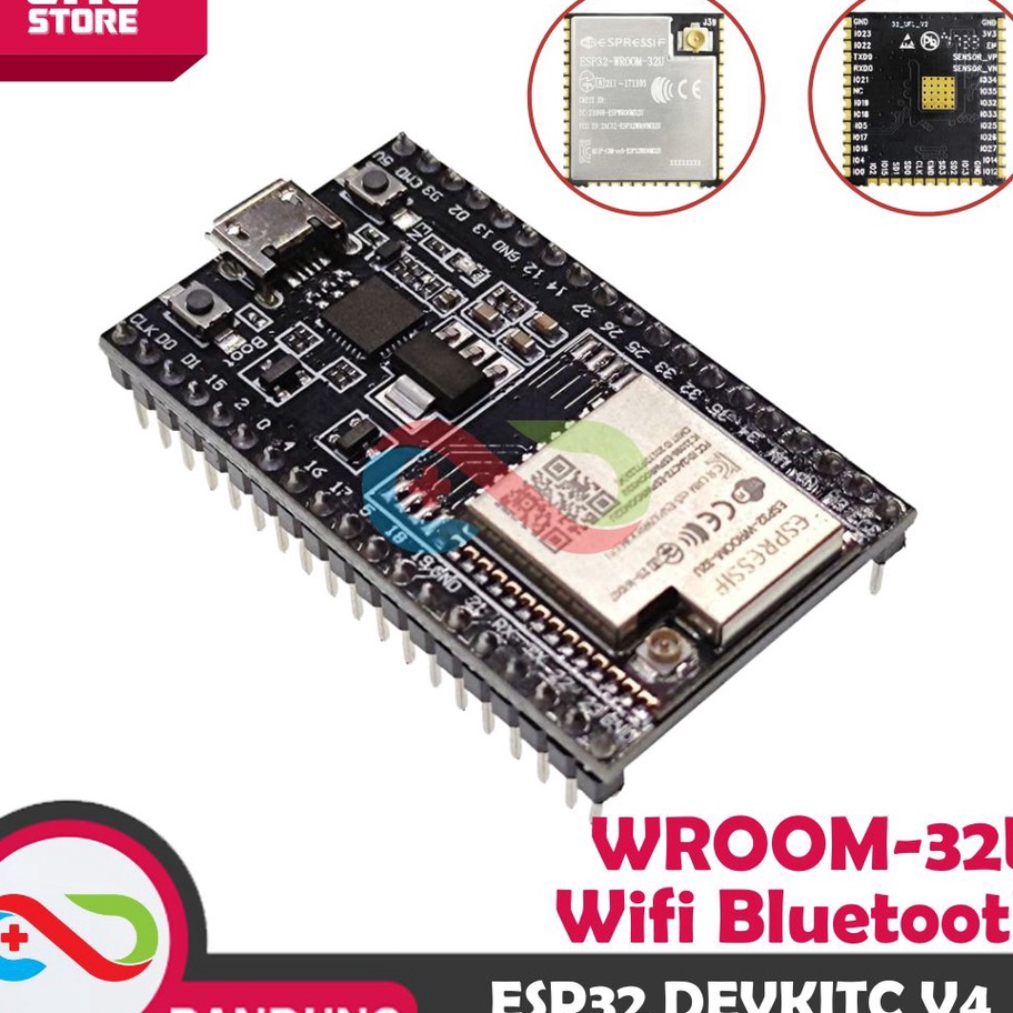 Jual ESP32 ESP32 DEVKITC V4 WROOM32U WIFI UETOOTH DEVELOPMENT BOARD | Shopee Indonesia