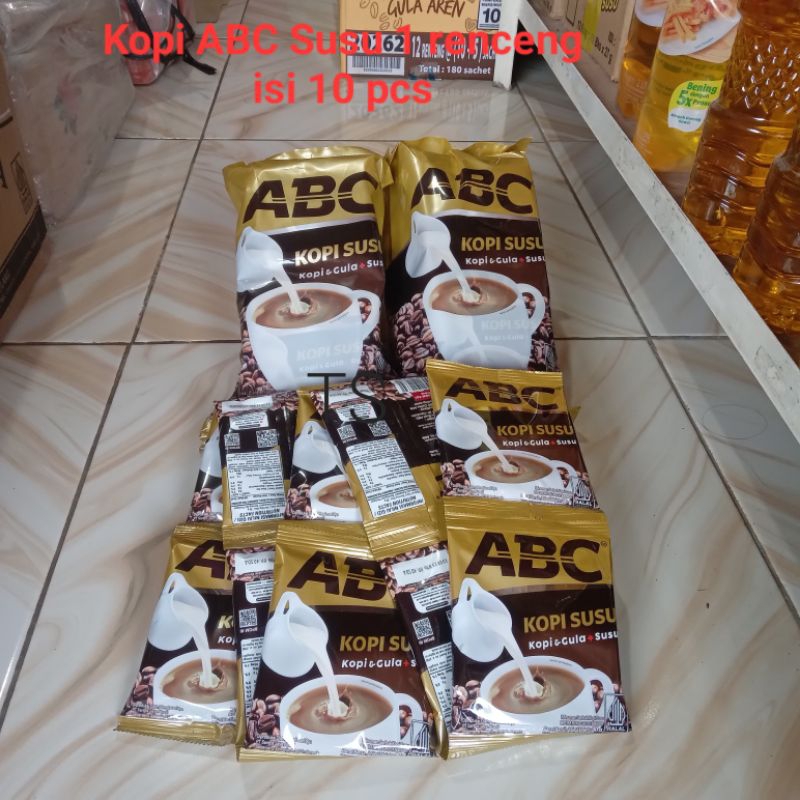 Jual Kopi ABC Susu 1 Renceng isi 10 pcs | Shopee Indonesia