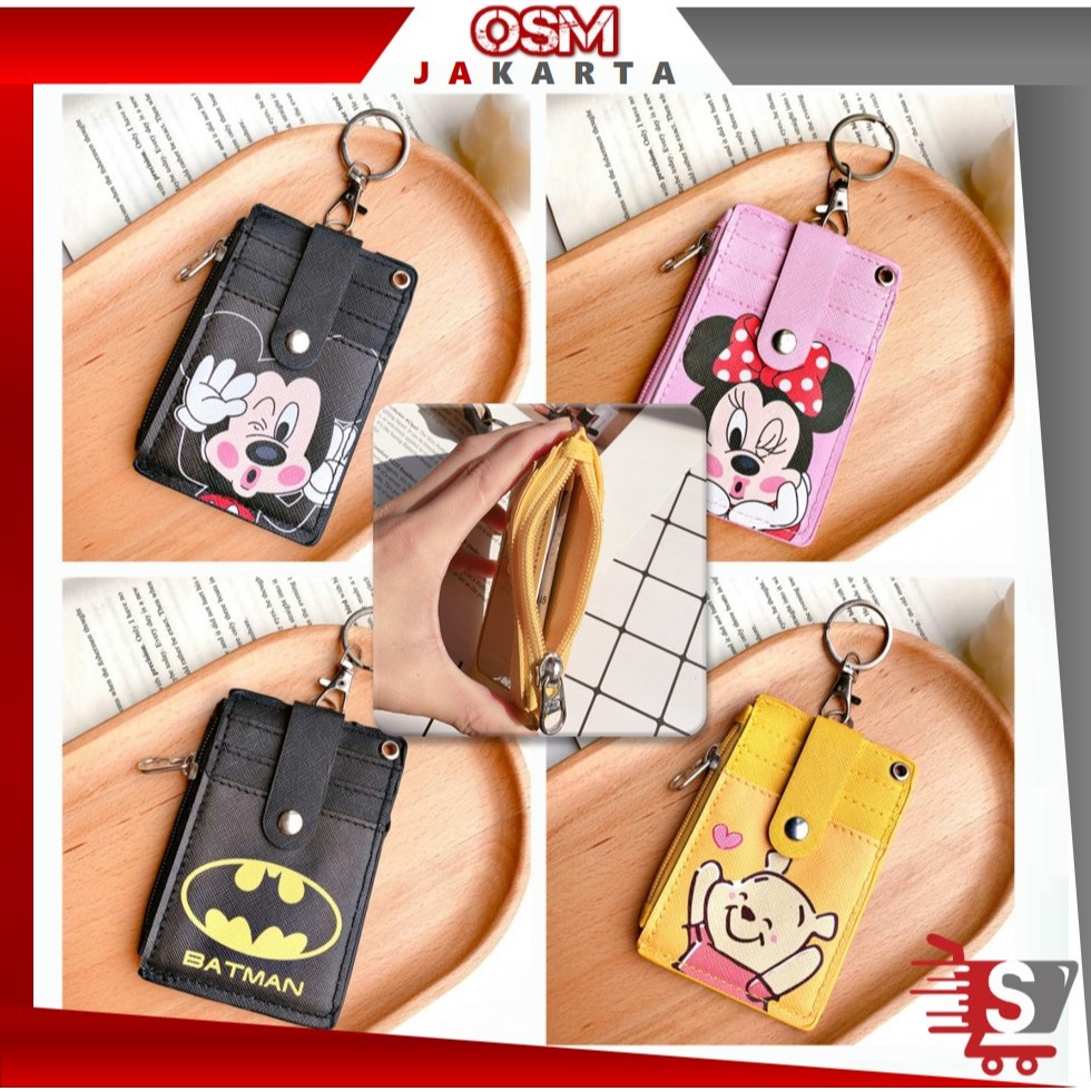 Jual OSM JKT D6462 Card Holder & Slot Koin / Name Tag ID Card Motif ...