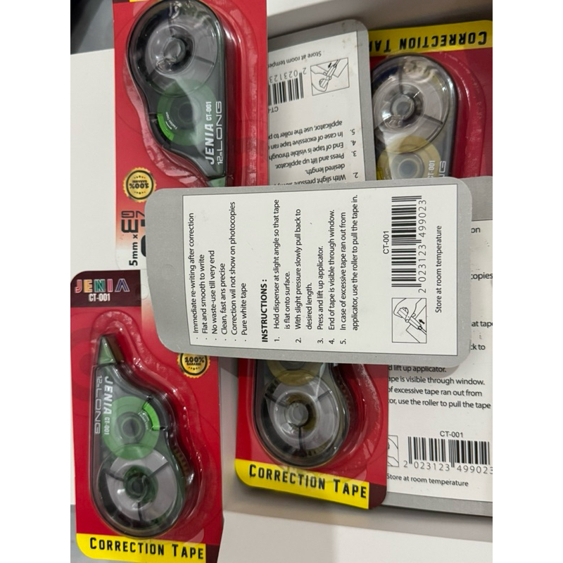 Jual tipex tipe x tipe-x kertas 12 meter penghapus bulpoin | Shopee ...