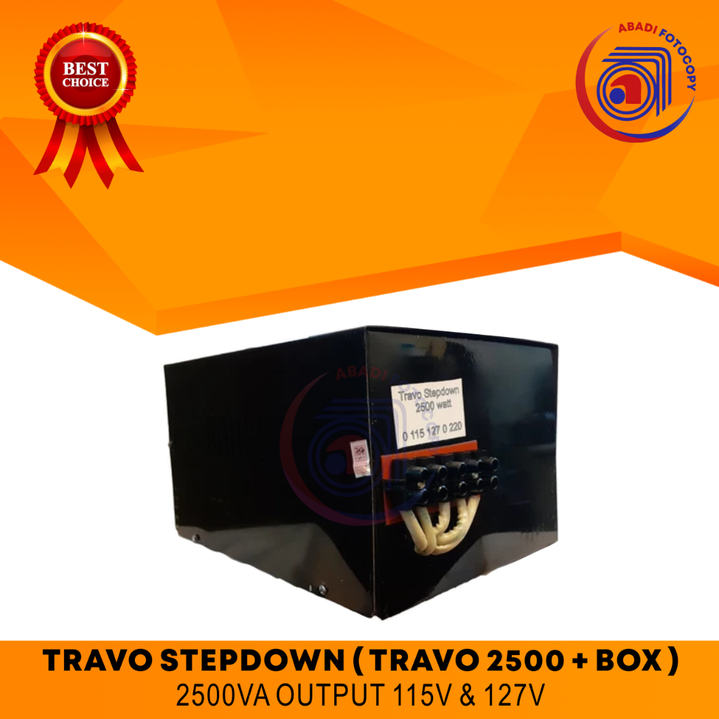 Jual Trafo Travo Stepdown 2500 W + Box Hitam - Travo 2500 + Box ...