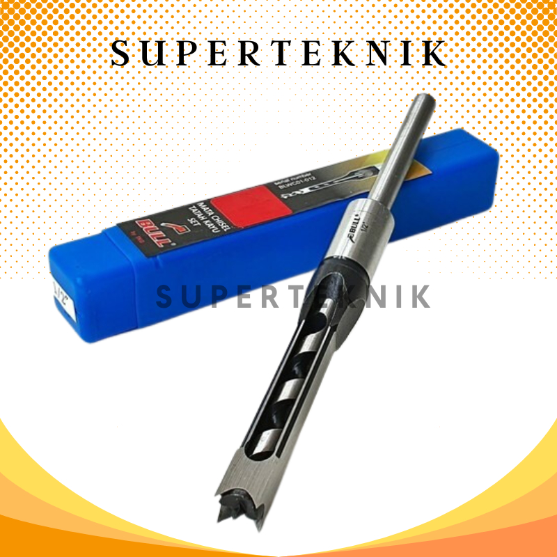 Jual Mata Chisel 1/2" 3/8" 5/16" Bull / Mata Bobok Kayu Merk Bull ...