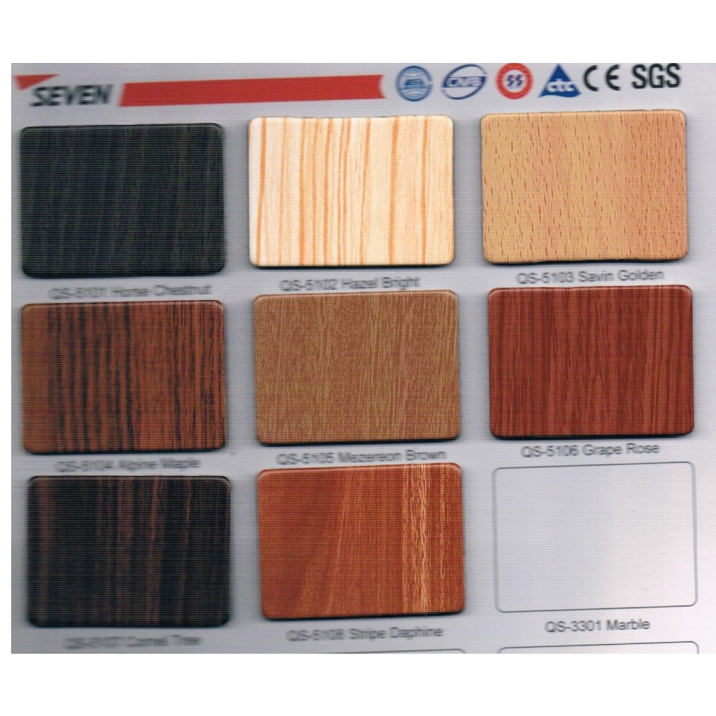 Jual ACP SEVEN 4MM PVDF EKSTERIOR MOTIF SERAT KAYU MINIMAL ORDER 10 ...