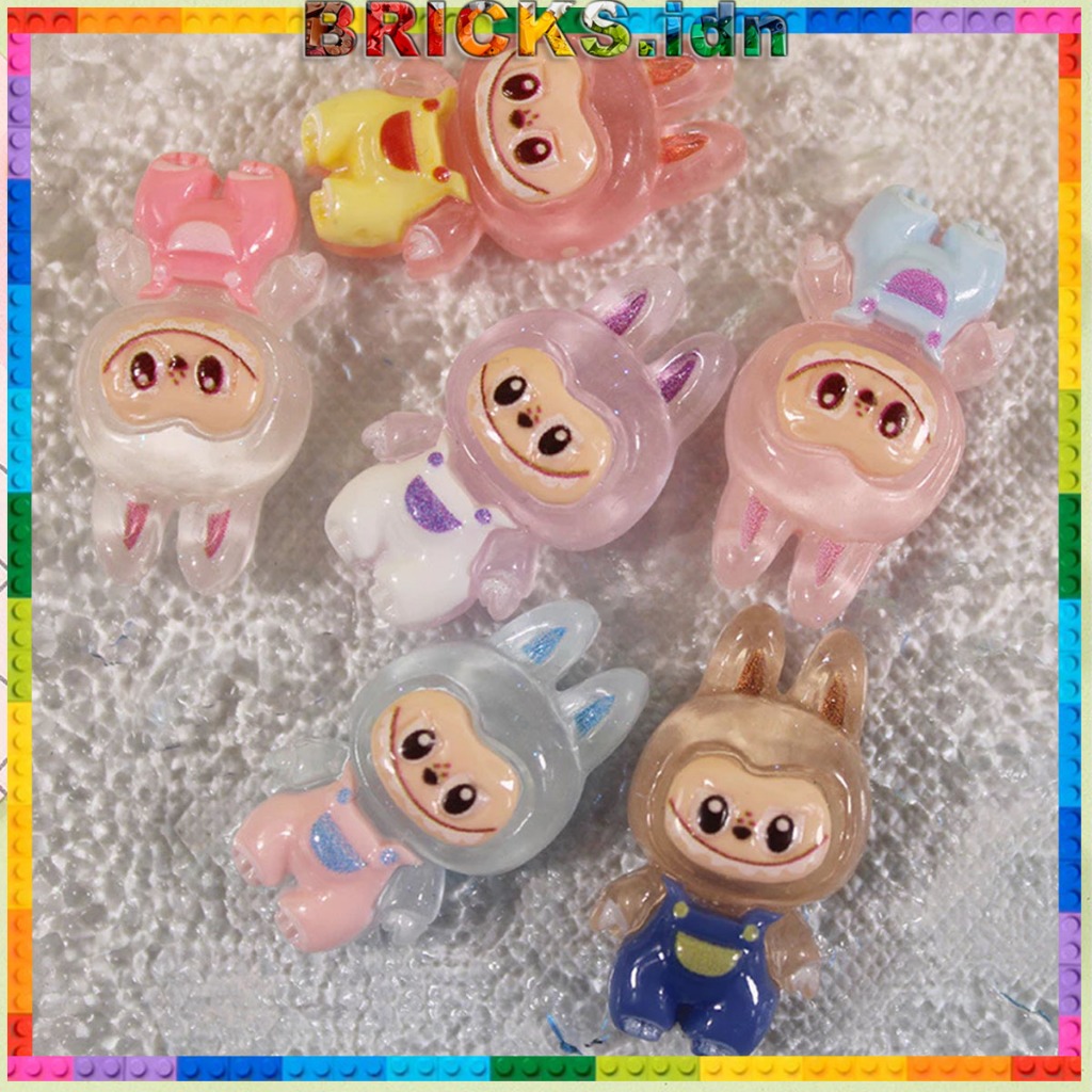 Jual Stiker 3D Resin Clay Motif Labubu Lucu Aesthetic Glow In The Dark ...