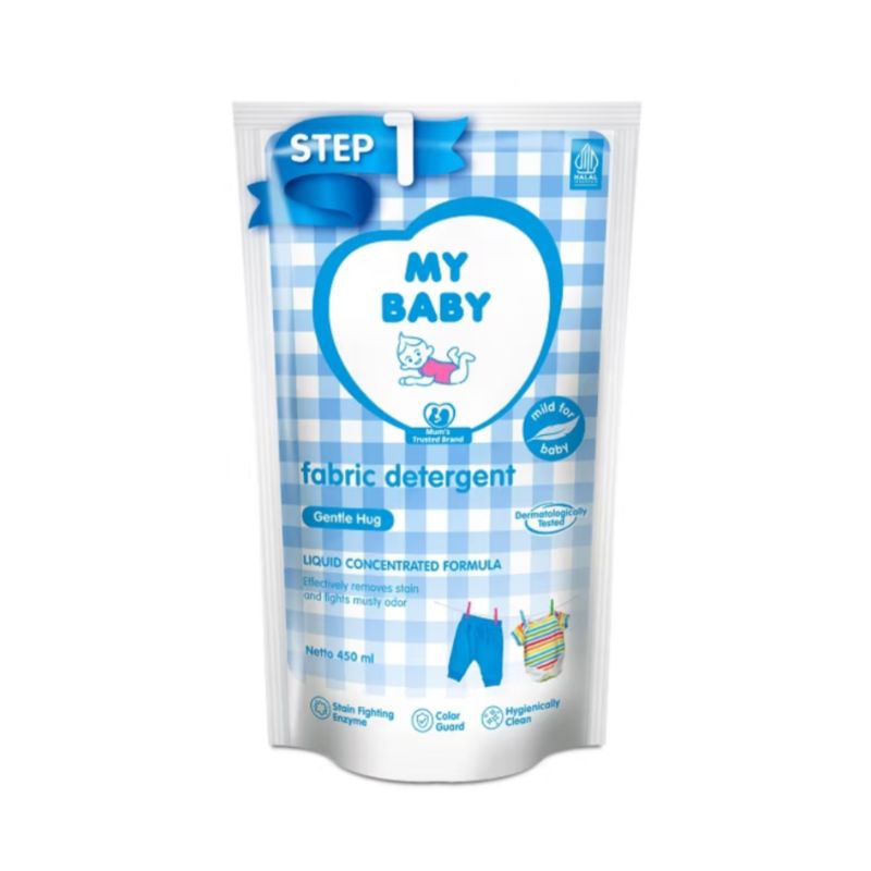 Jual MY BABY Fabric Detergent Gentle Hug 450 ml - Deterjen Pakaian Bayi ...