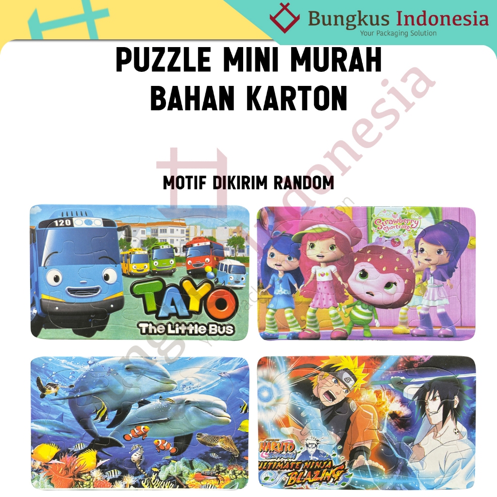 Jual Puzzle Mini Murah / Puzel / Pazel Anak / Puzzle Kertas | Shopee ...