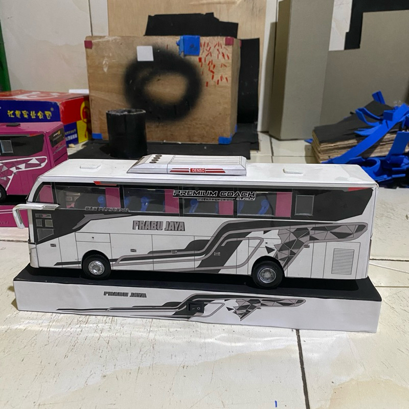 Jual Miniatur Bis Subur Jaya Jetbus 5 putih | Shopee Indonesia