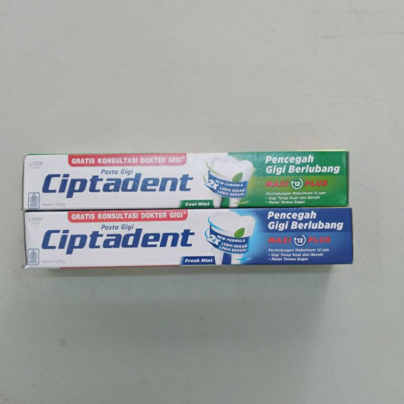 Jual Pasta Gigi Ciptadent Cool Mint & Fresh mint 120 g | Shopee Indonesia