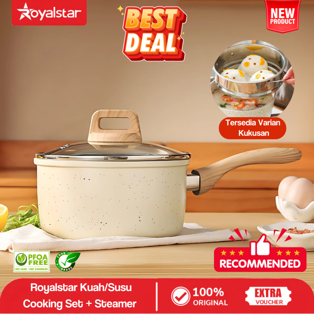 Jual Royalstar Marchio Everyday Pot + LID - Panci Serbaguna Panci Sup/ Panci Kuah/ Panci Granite ...