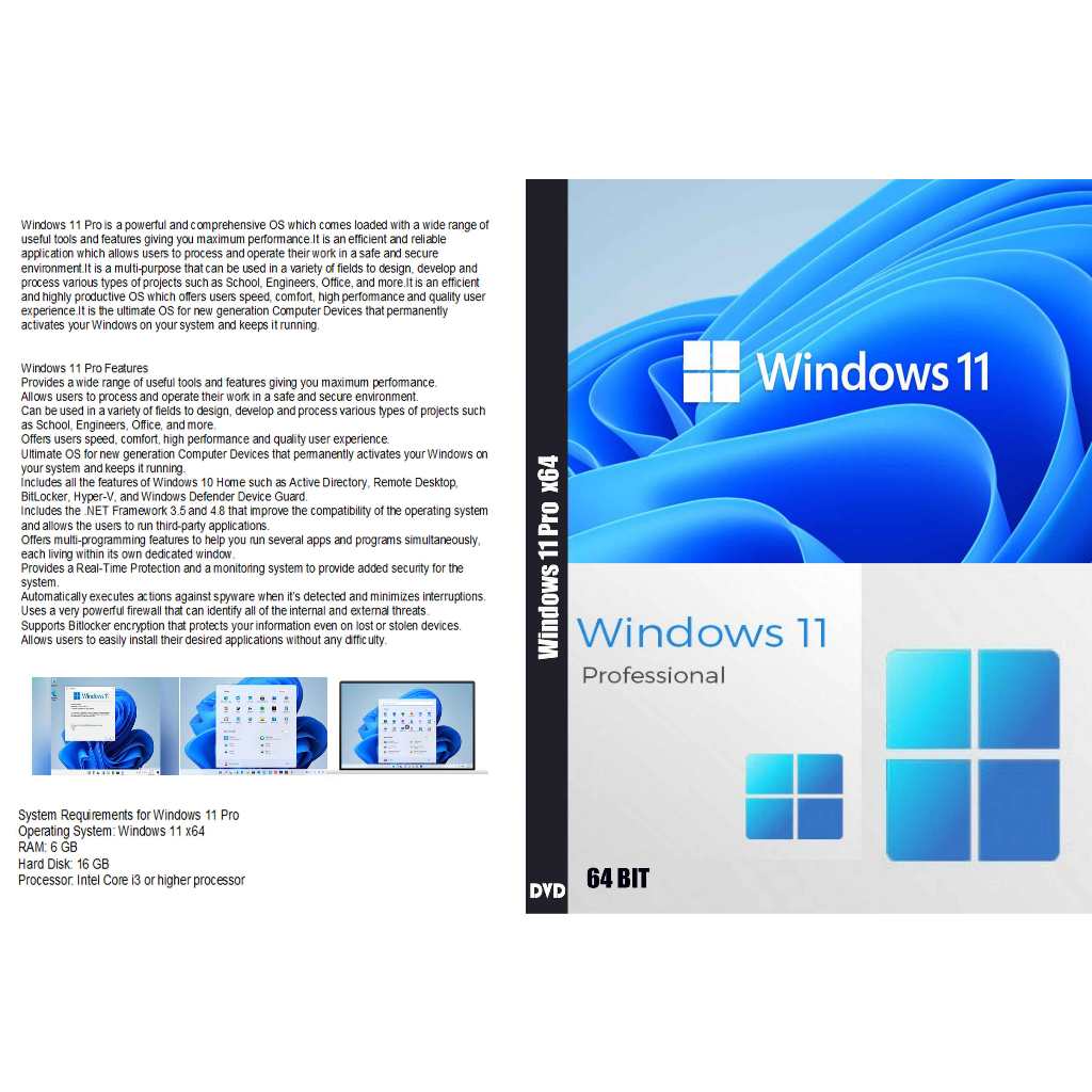 Jual INSTALL ULANG Windows 11 Pro 64 BIT | Shopee Indonesia