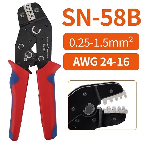 Jual Tang Crimper Terminal Cable Crimping Plier Compression Tool SN-58B / SN-48B Alat Kompresi ...