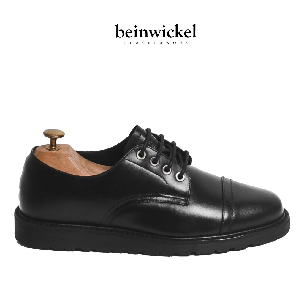 Jual Beinwickel - Sepatu Pantofel Kulit Formal Pria | Flat Derby Captoe ...
