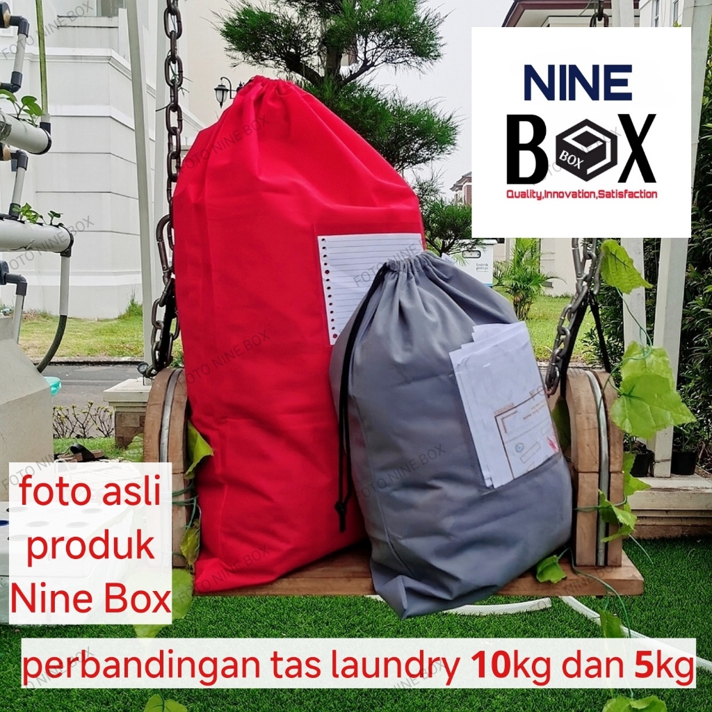 Jual NINE BOX KANTONG TAS LAUNDRY 10kg/TAS PAKAIAN KOTOR/LAUNDRY BAG ...