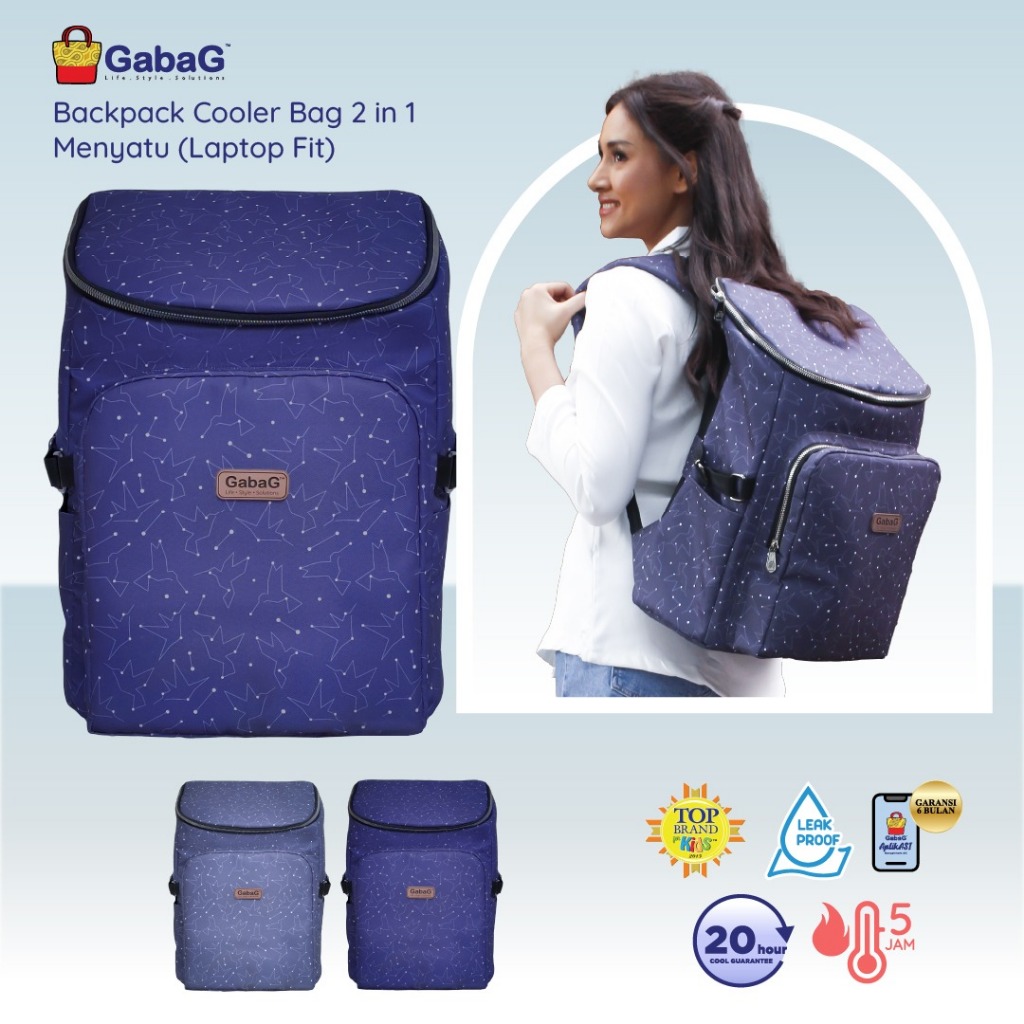 Jual GabaG Tas Asi – Backpack Cooler Bag 2 in 1 ( Laptop Fit) | Tas ...