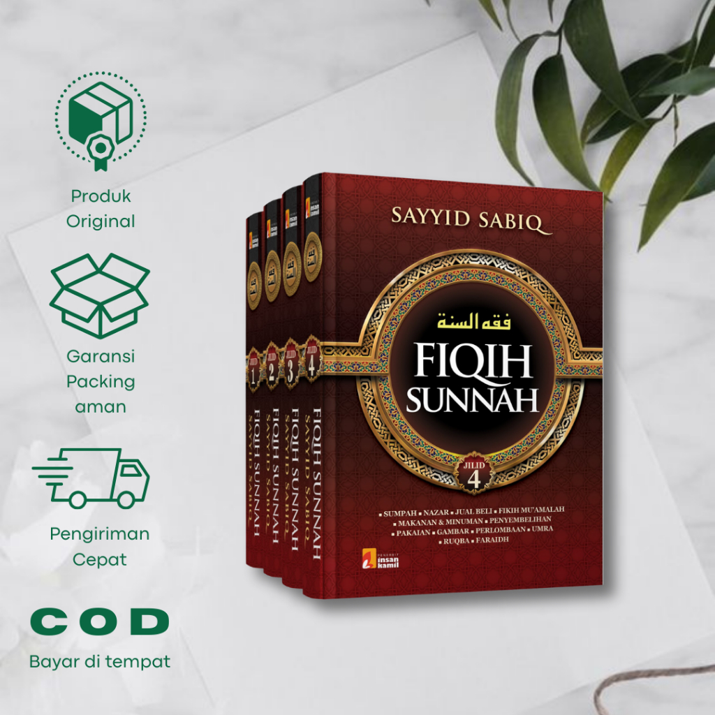 Jual Fiqih Sunnah Sayyid Sabiq | Komplit 1set Isi 4 Jilid | Buku Fiqih ...