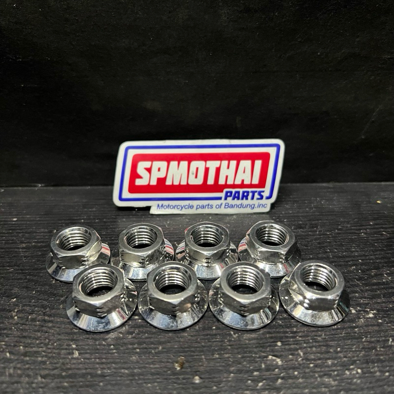 Jual mur 10 12 14 bolong stainless by heng original thailand | Shopee ...