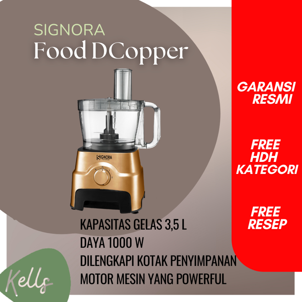 Jual Food Processor DChoper Signora Kapasitas 500Gr Bakso | Shopee ...