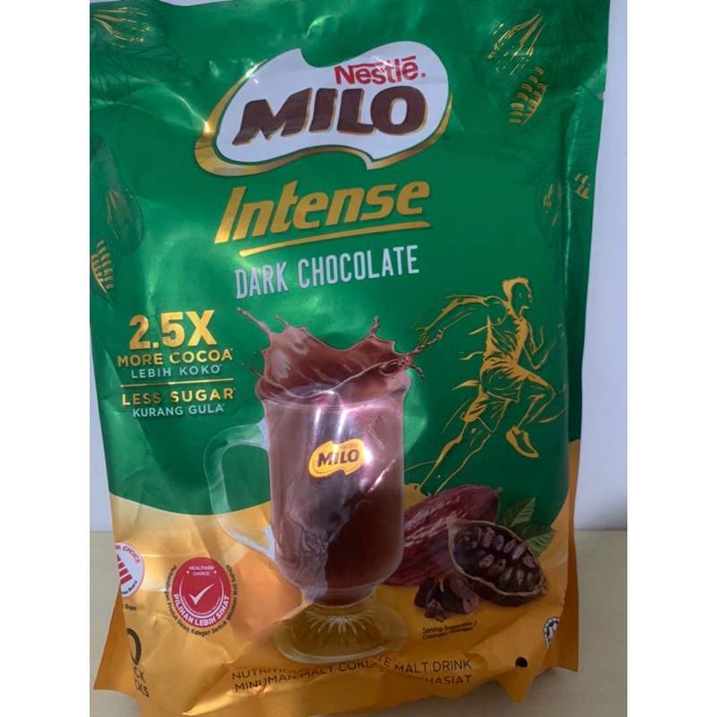 Jual Milo Intense Dark Chocolate (10 Sachet) | Shopee Indonesia