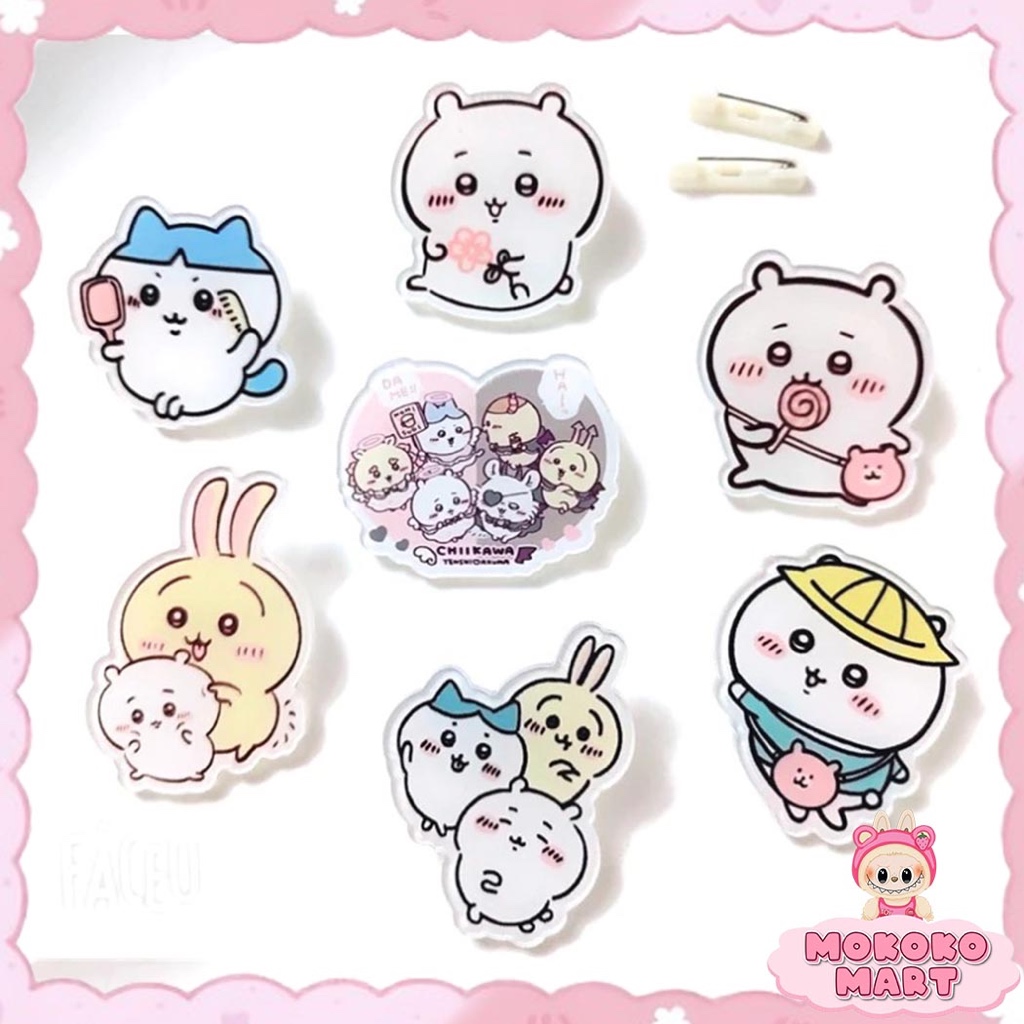 Jual MM Bros Pin Tas Lucu Aklirik Karakter Chiikawa Kartun Aksesoris ...
