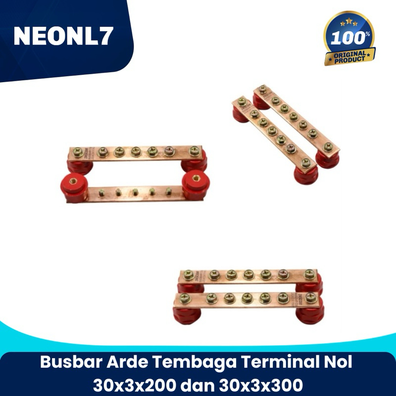 Jual BUSBAR ARDE TERMINAL NOL UKURAN 30X3PANJANG 20CM 30CM | Shopee ...