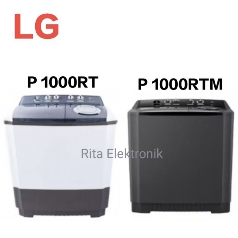 Jual Mesin Cuci Dua Tabung LG 10 Kg P1000RT/RTM | Shopee Indonesia