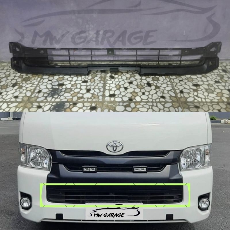 Jual Ram bumper Grill bawah Toyota Hiace 2014 - 2018 | Shopee Indonesia