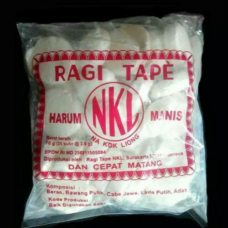 Jual RAGI TAPE NKL 5 BUTIR | KETAN | SINGKONG | MANIS | HARUM | SEDAP | ECER | Shopee Indonesia