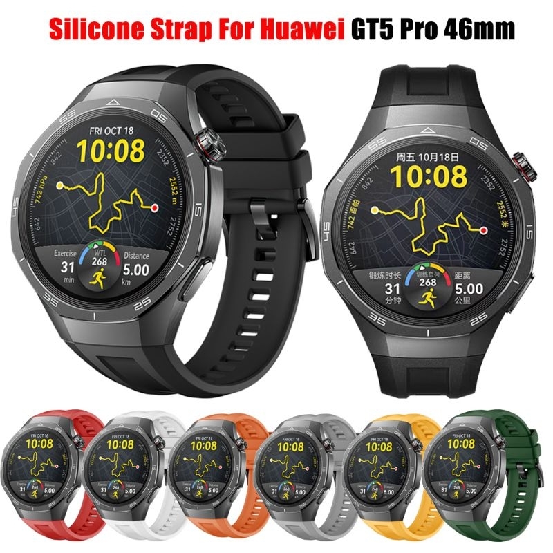 Jual Strap Huawei Watch GT5 Pro 46mm Silicone High Quality | Shopee ...