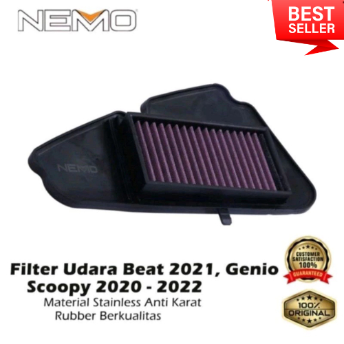 Jual FILTER UDARA BEAT NEW DELUXE SCOOPY GENIO TAHUN 2020-2024 NEW NEMO ...