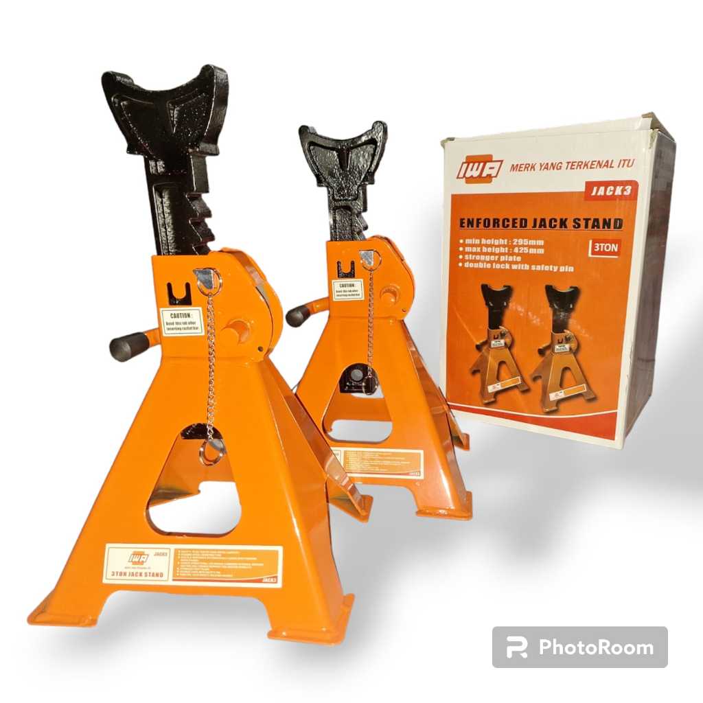 Jual BANTING HARGA !!! Jack Stand Mobil 3 Ton IWA / MOLLAR Penyangga ...