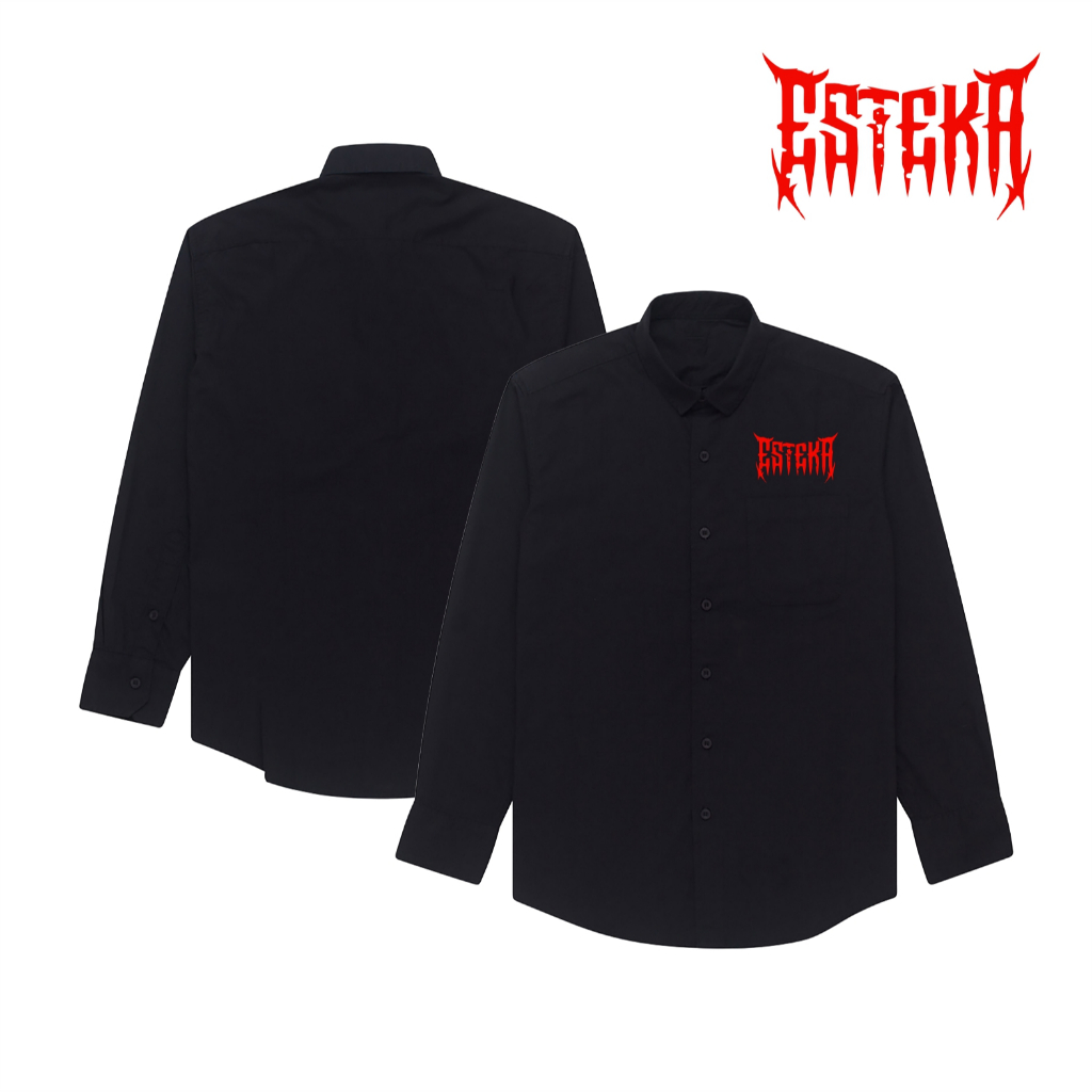 Jual KEMEJA PSHW DESIGN ESTEKA TULISAN SIMPEL KEKINIAN KEREN COCOK BUAT ...