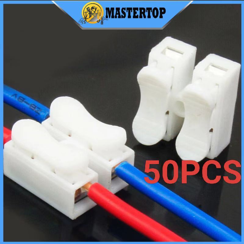 Jual 【READY STOCK】50Pcs LED Conektor Kabel Listrik Ch2 LED Connector ...