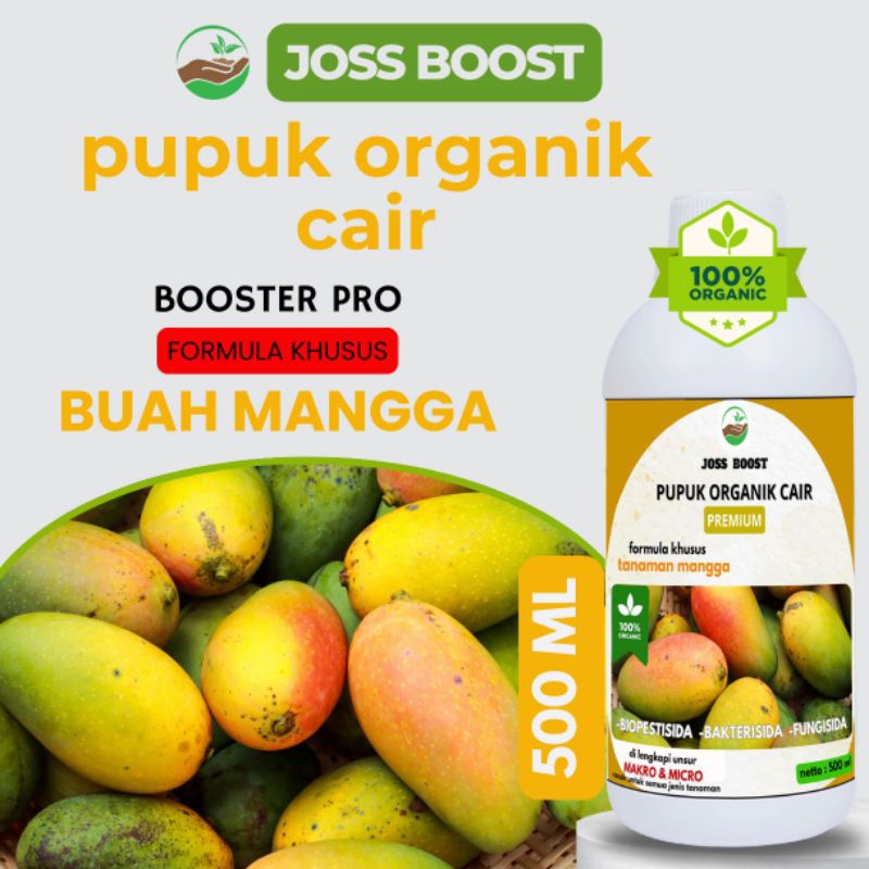 Jual pupuk Booster Buah Mangga 500ML / Pupuk Pelebat Tanaman Mangga Pemacu Tumbuh Bunga dan Buah ...