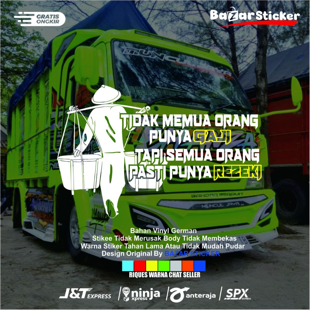 Jual stiker kaca tidak semua orang punya gaji tapi semua orang pasti ...