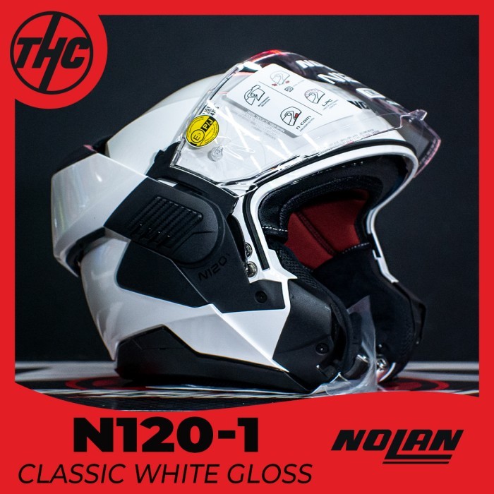 Jual HELM NOLAN N120-1 SOLID COLOR MODULAR HELMET | Shopee Indonesia
